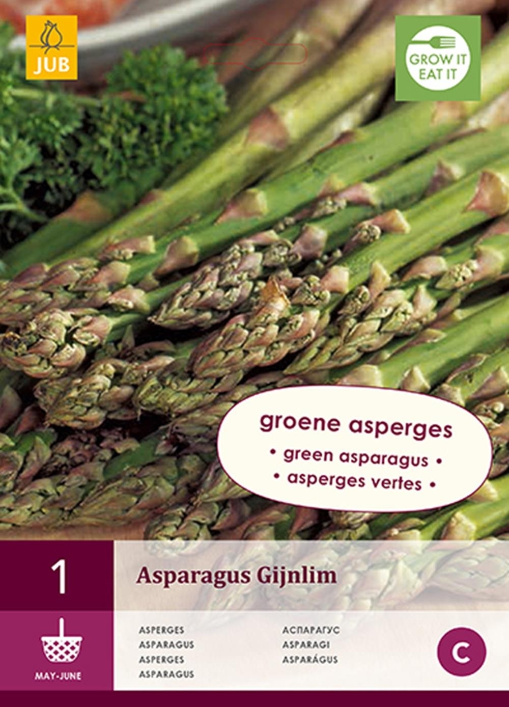 Asperge Gijnlim groene asperges - DeOosteindeOnline.nl
