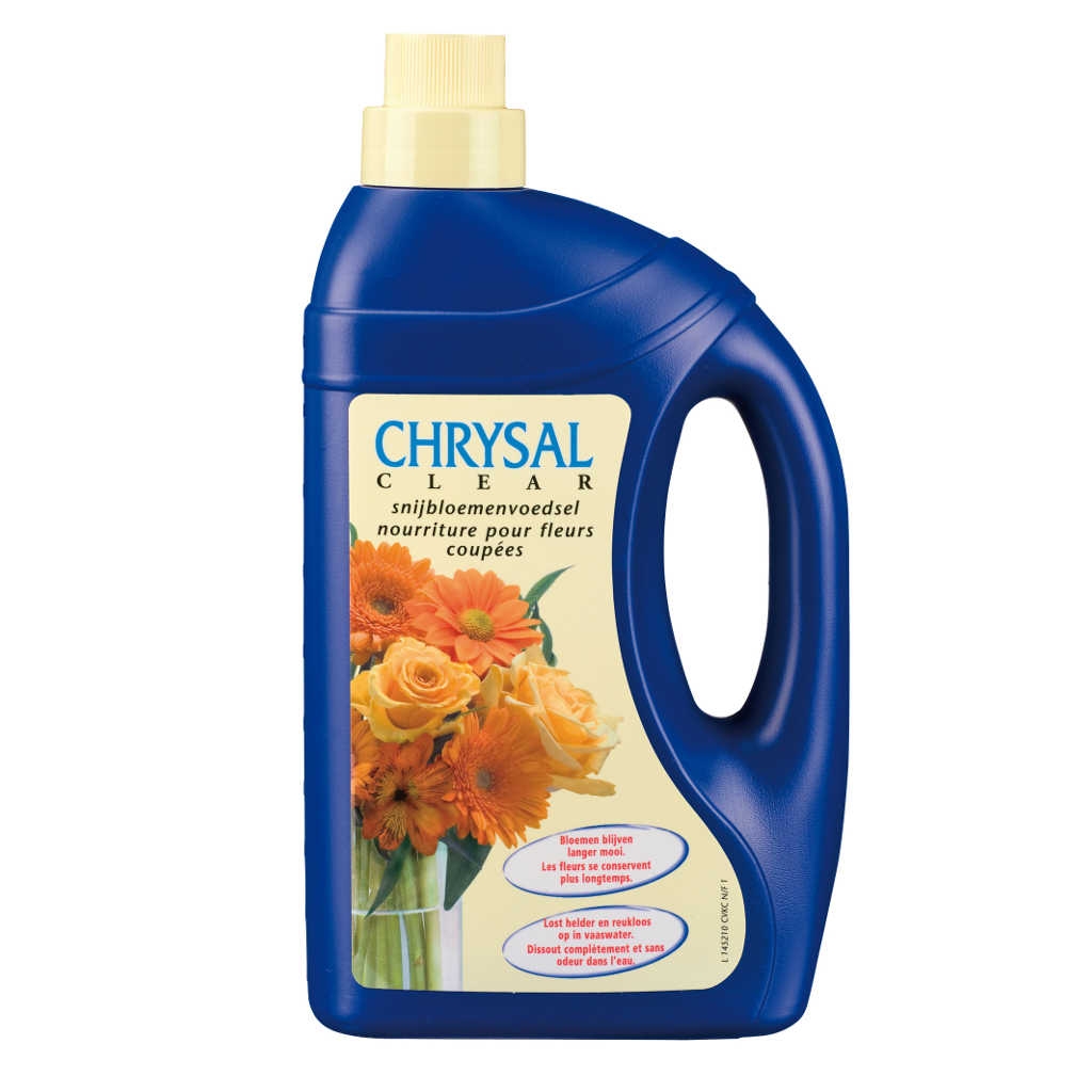 Chrysal clear snijbloemenvoedsel 1000ml - DeOosteindeOnline.nl